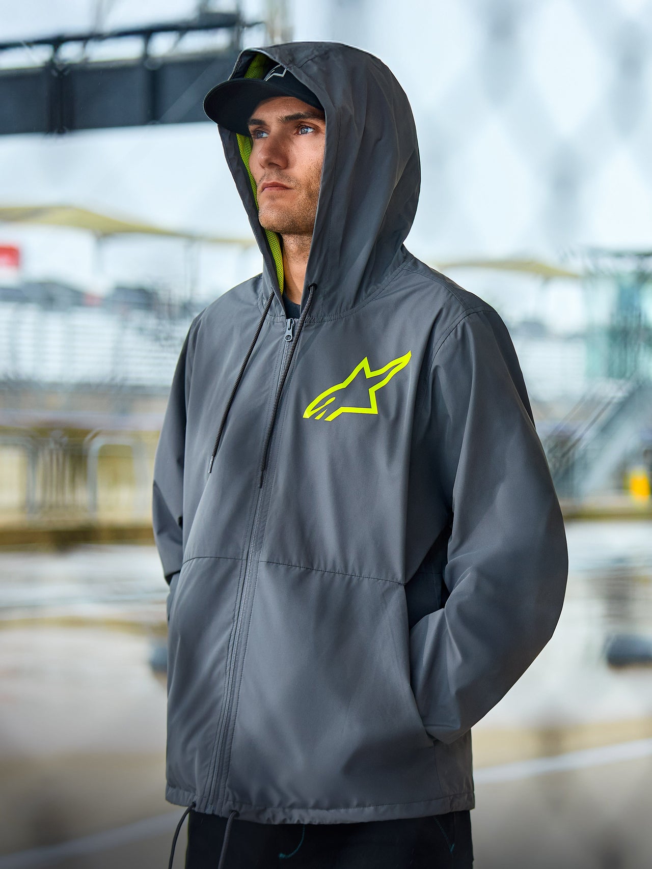 Speeder Chromium Windbreak Jacket - YELLOW SPORTSWEAR Jackets | Alpinestars